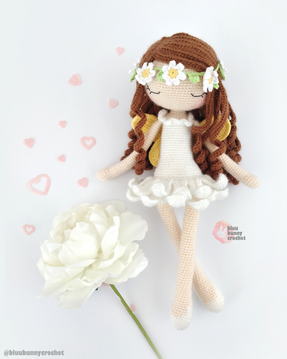 Flower Fairy Crochet Doll Pattern - Mila – Bluu Bunny Crochet