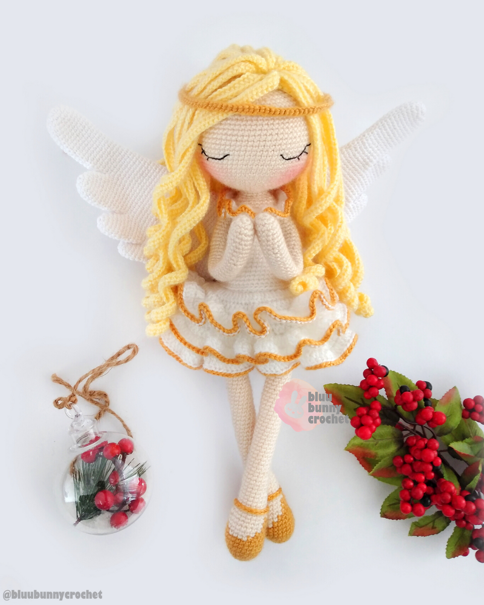 Angel Crochet Doll Pattern – Bluu Bunny Crochet